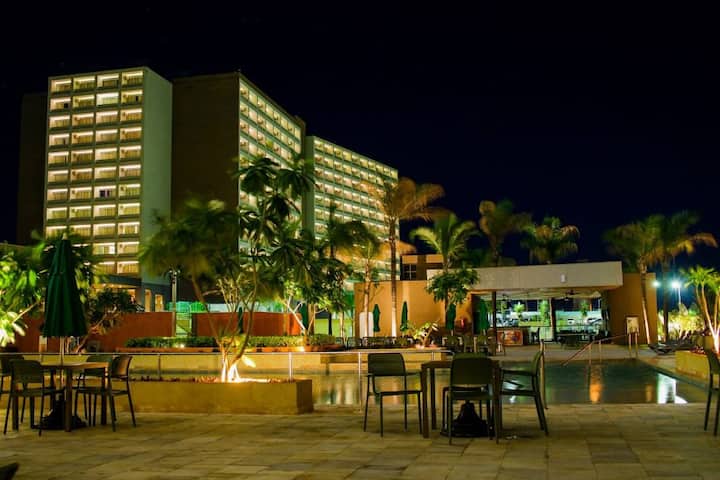 Apto Com Acesso Ao Parque Aquático Hot Beach - Olímpia