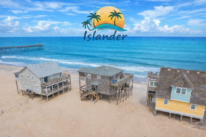 Oceanfront Islander*fish From Deck*walk To Pier - Outer Banks, NC