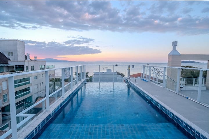 Piscina Vista Mar - Garden Pé Na Areia - Florianópolis