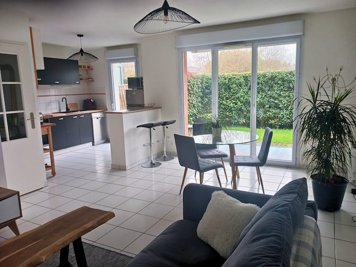 Appartement T2 Avec Jardin Accès Rapide Aéroport - Mérignac