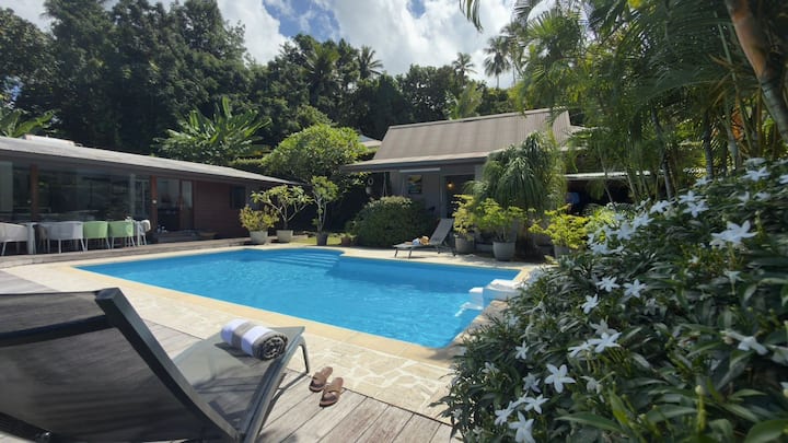 Bungalow Tropical | Piscine | Clim | Proche Plages - Tahiti