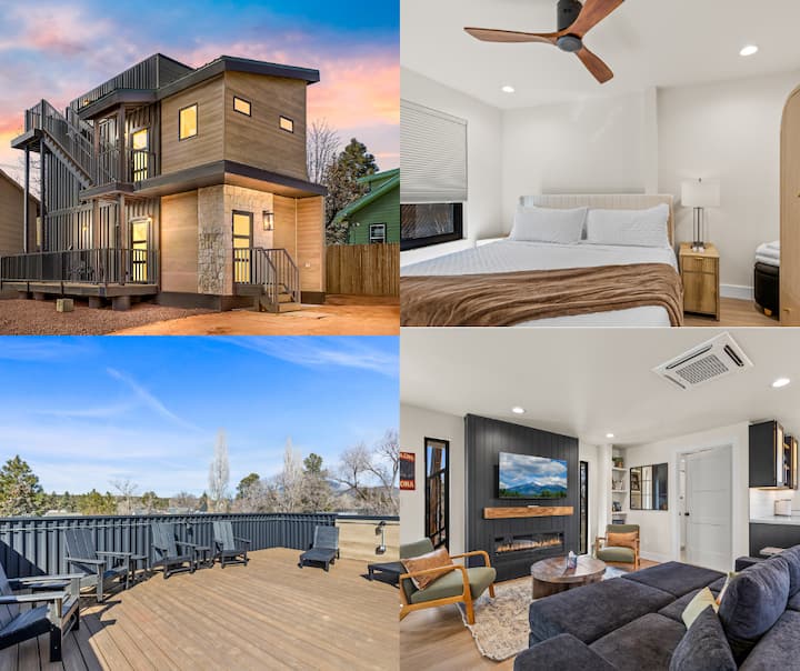 Epic Rooftop Views | Luxury Dt Flag | 2 King Beds - Flagstaff, AZ