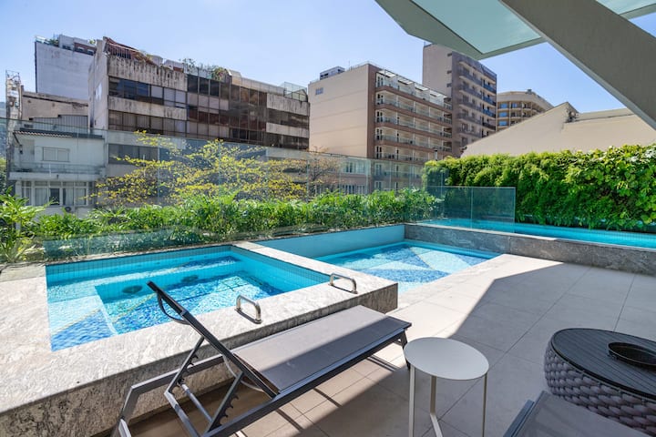 Studio C/ Piscina +Jacuzzi |700m Praia De Ipanema - Ipanema