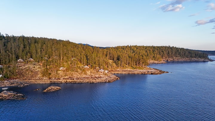 Tranquil Oceanview Cabin A - Vancouver Island