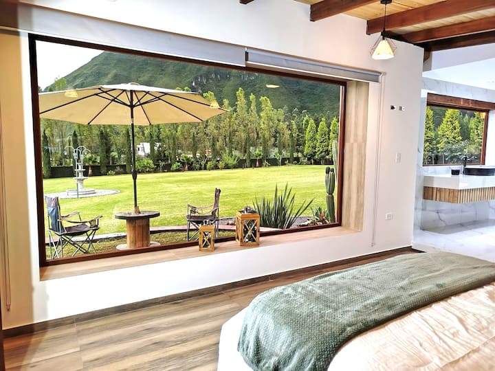 Suite Campestre Con Tina, Vista A Las Montañas - Imbabura
