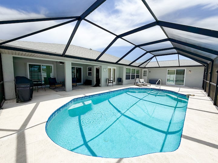 Flsun Escape Near Beaches Heated Pool W/king Suite - Port Charlotte, FL