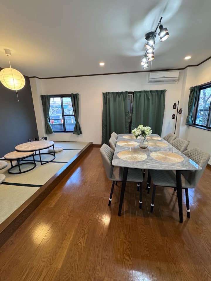 Fukustay Hara1 福居｜広々貸切一軒家｜無料駐車場付｜空港直通・藤崎駅 - Fukuoka