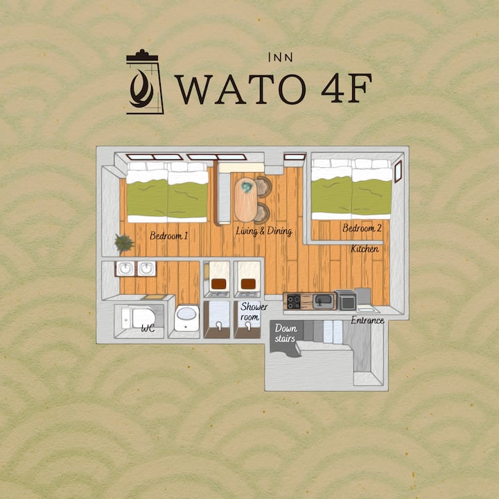 10 Min To Asakusa｜2baths｜8pax｜50㎡｜free Wi-fi - Ueno