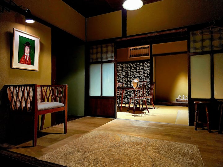 [土間のキッチン]１棟貸の古民家宿 阡陌Senpaku 「陌」Haku - Tamba