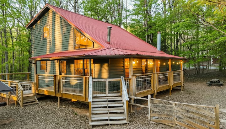 New! Slow Forest Cabin Blue Ridge | Deer Fire Rest - Ellijay