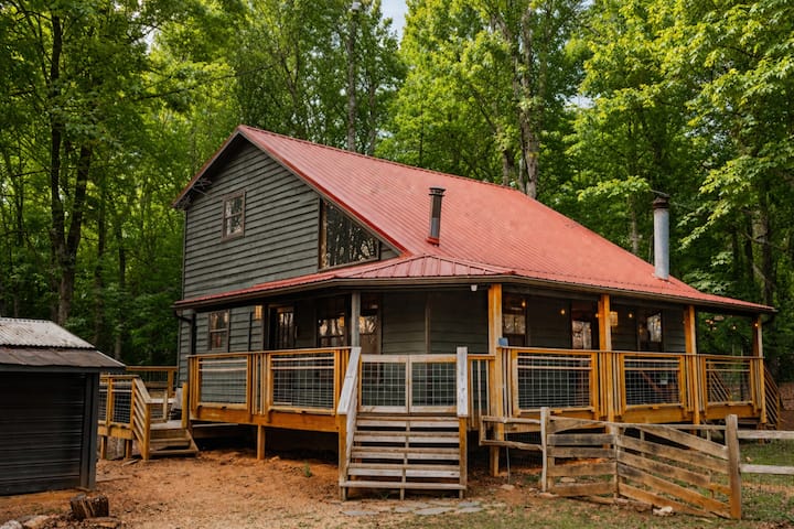 New! Slow Forest Cabin Blue Ridge | Deer Fire Rest - United States