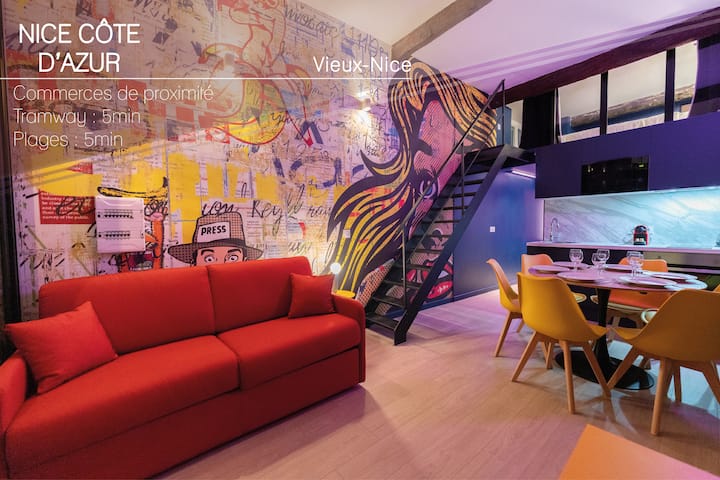 Loft Dans Le Vieux-nice, Bord De Mer - Nice