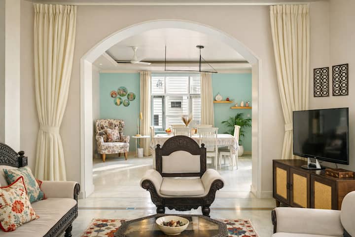 3br Serene Apt W/balcony And Kitchen | Shyam Nagar - Dźajpur