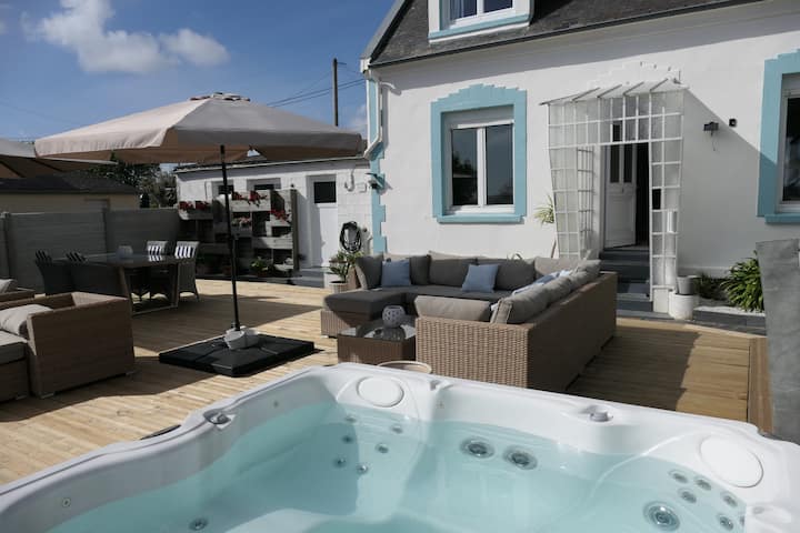Maison Vue Mer Avec Jacuzzi à Crozon - Crozon