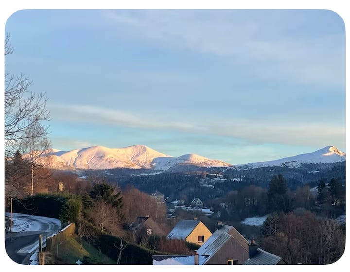 Maison Mitoyenne Avec Vue, Entre Thermes Et Pistes - Murat-le-Quaire