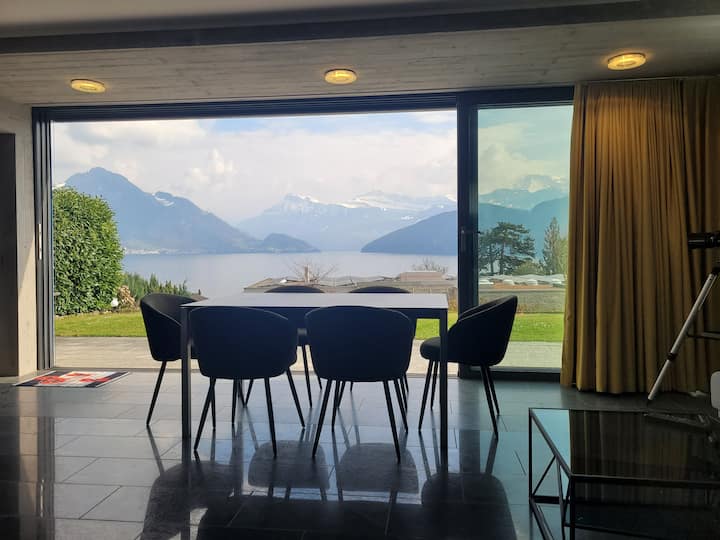 Gartenwohnung Mit Seesicht In Weggis. 4-5 Pers - Lucerne