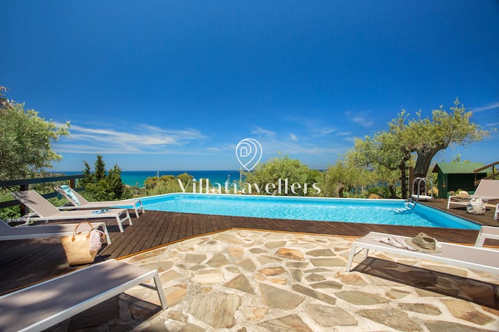 Fantastica Villa Sul Mare Con Grande Piscina E Spa - Cefalù