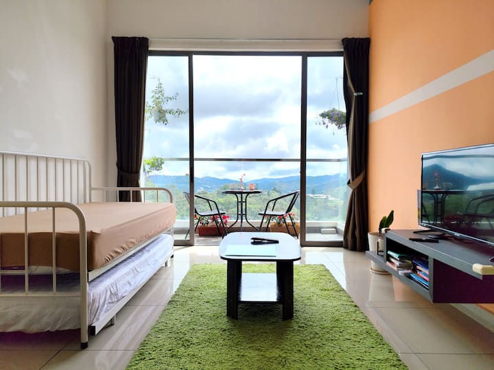 02 Palas Sunrise Apartment 6pax/ Central/nice View - Brinchang