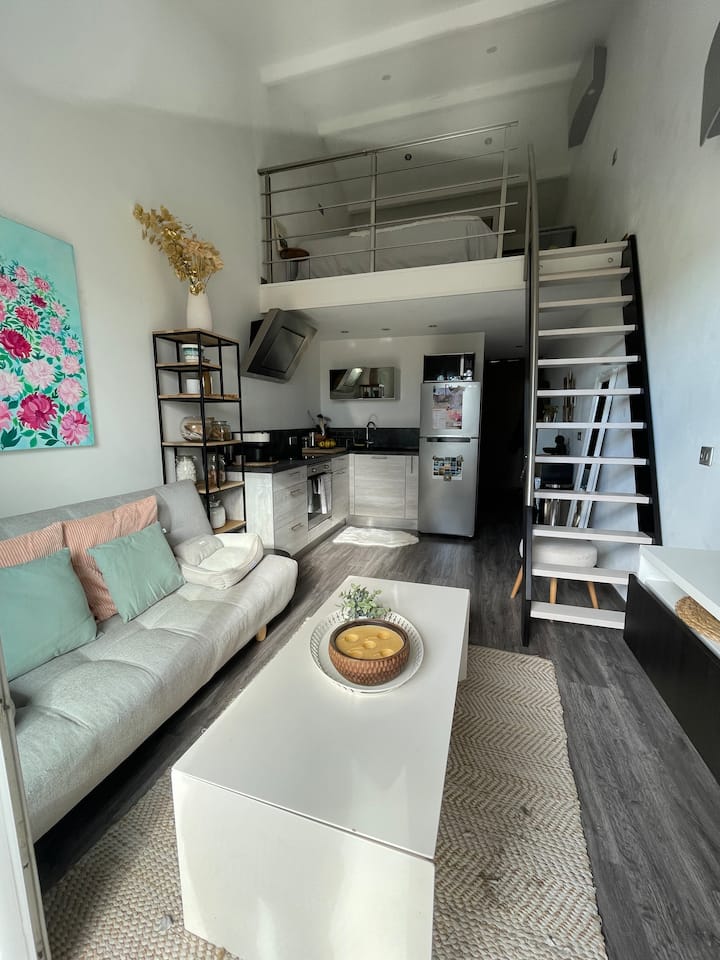 Cosy 2 Pièces Avec Mezzanine Piscine Et Tennis - Peymeinade