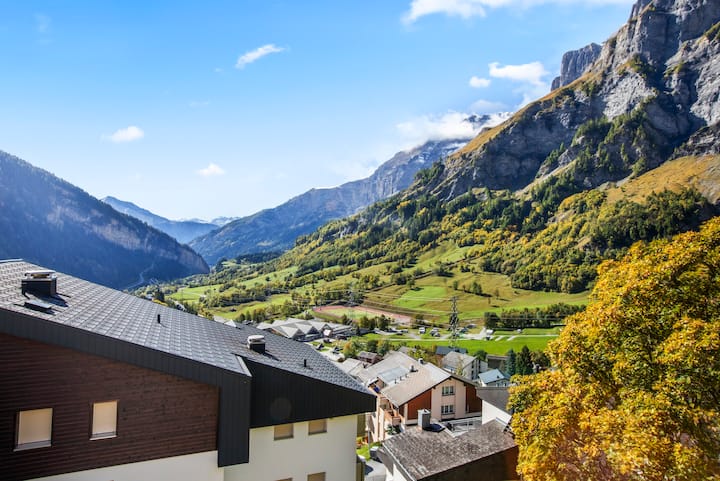 Appartement Style Chalet Avec Vue Panoramique - Loèche-les-Bains