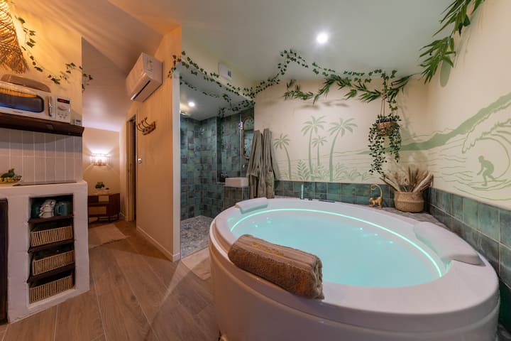 Le Rêve Balinais - Jacuzzi - Love Room - La Tranche-sur-Mer