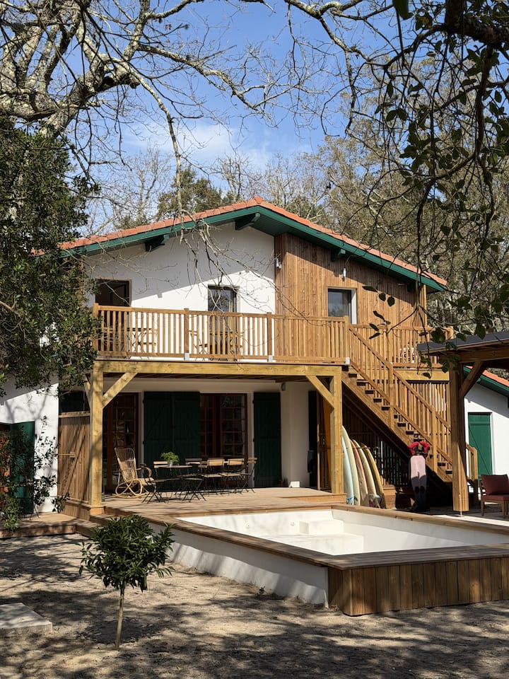 Brume Surf House - Chambre Forêt - Vieux-Boucau-les-Bains