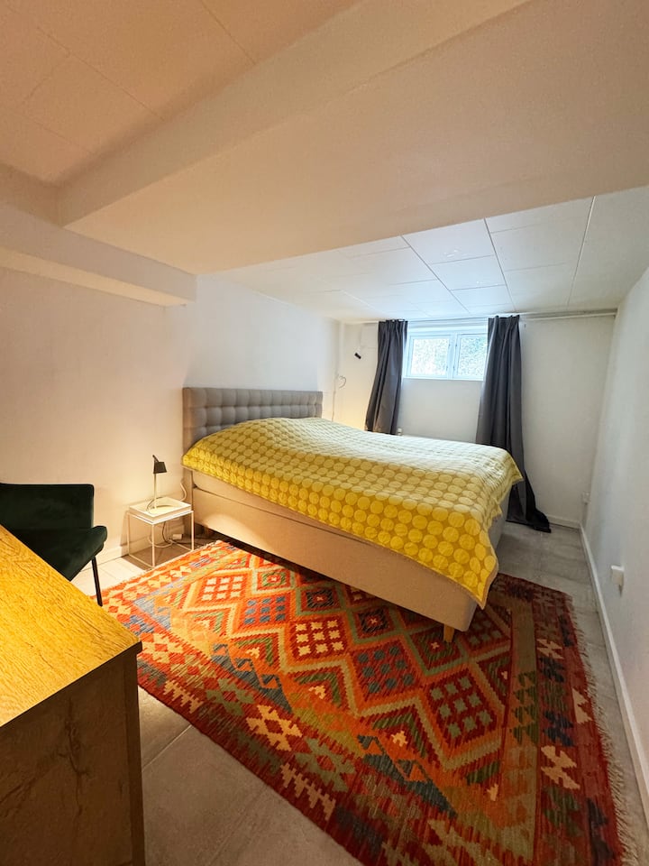 Central And Unique Basement Apartment With Parking - Odense