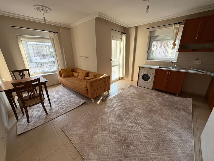 Side’de Denize Yakın, Havuzlu 1+1 Daire - Manavgat