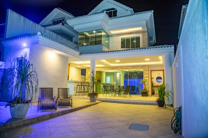 Casa Com Sauna, Piscina, Cinema E Praia à 5 Min - Rio de Janeiro