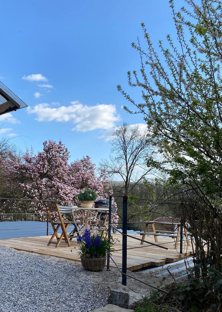 Maison Modeste Dans La Boucle De L'ourthe - Chaudfontaine