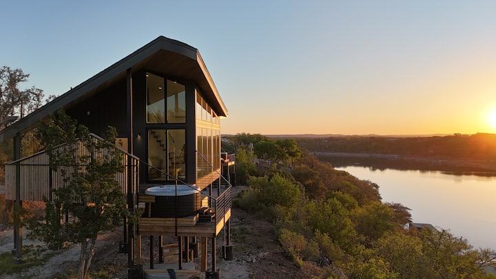 Eden Luxury Cliffside Cabin On Lake Travis - États-Unis