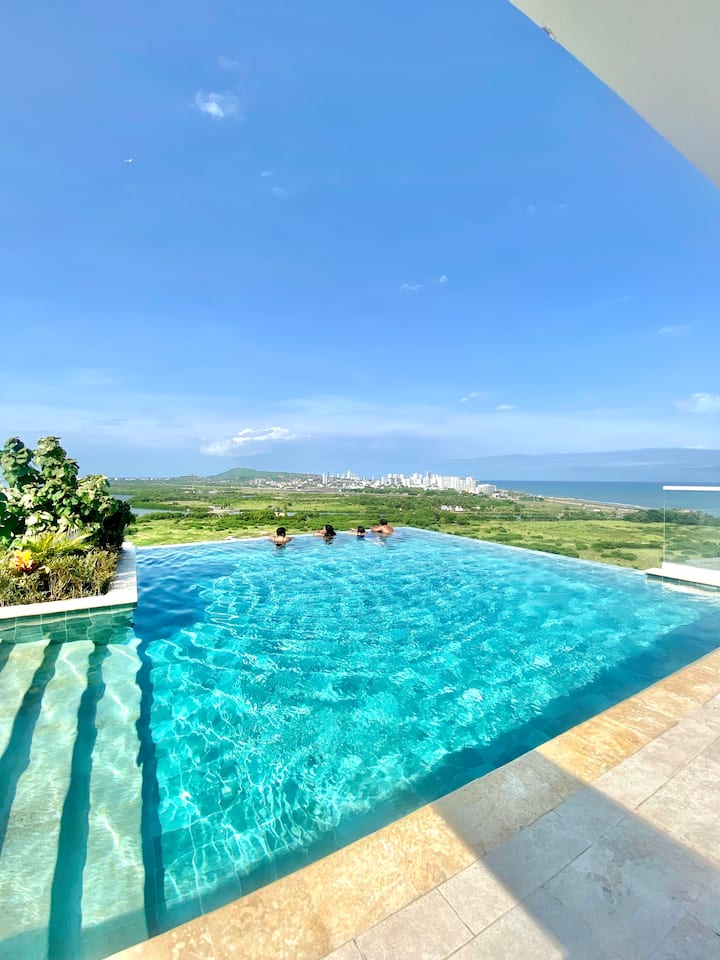 Luxury King Suite Jacuzzi + Piscinas + Parking - Cartagena