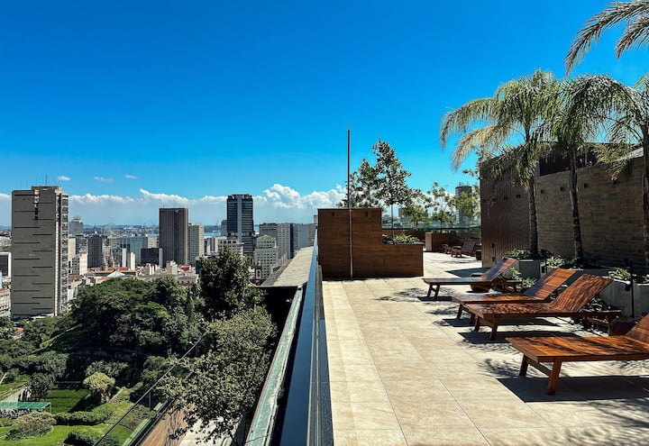 Brand New Studio With Rooftop Near The Subway - Rio de Janeiro