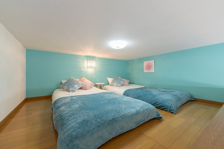 Live遠征女子に人気！paypayドームアクセス良好｜可愛いティファニーブルーの部屋｜天神博多便利 - Fukuoka Prefecture, Japan