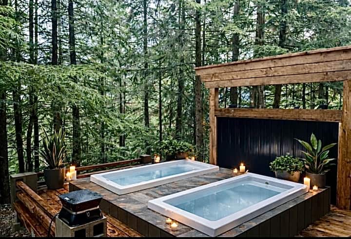 Shuswap Lakeview Dome, Forest Tubs, Seasonal Sauna - Canada