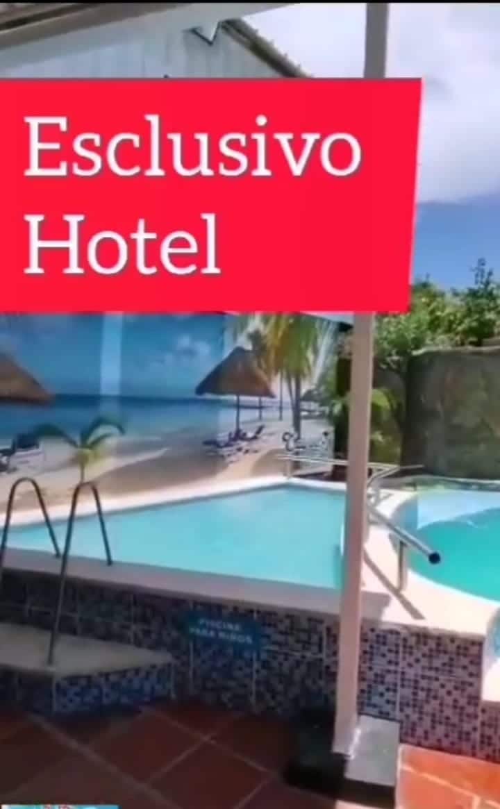 Habitación 1 Doble Central Doble Con Piscina - San Andrés