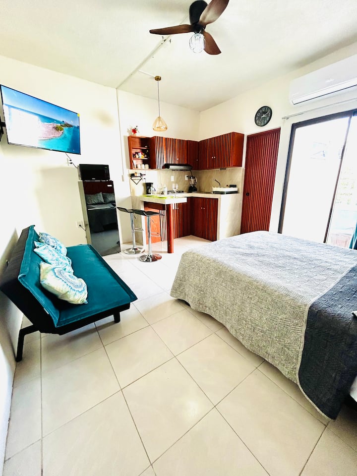 Estudio Totalmente Equipado Y Con Terraza. - Veracruz