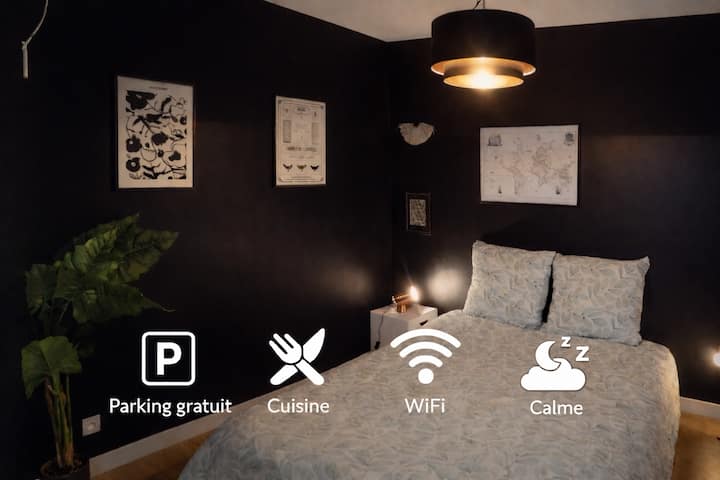 Suite Jungle Luxe : Chic, Calme, Parking Gratuit - Le Havre