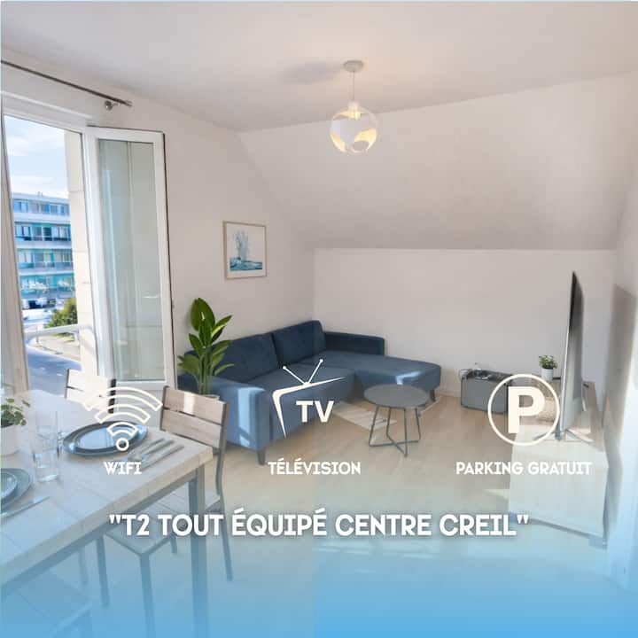 T2 Tout éQuipé Centre Creil - Oise
