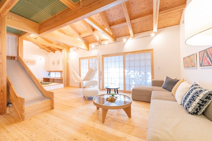 4寝室8ベッド150㎡純和風一軒家|渋谷,六本木20分|露天風呂|2シャワー2トイレ|大きな公園0分 - Hamamatsuchō Station