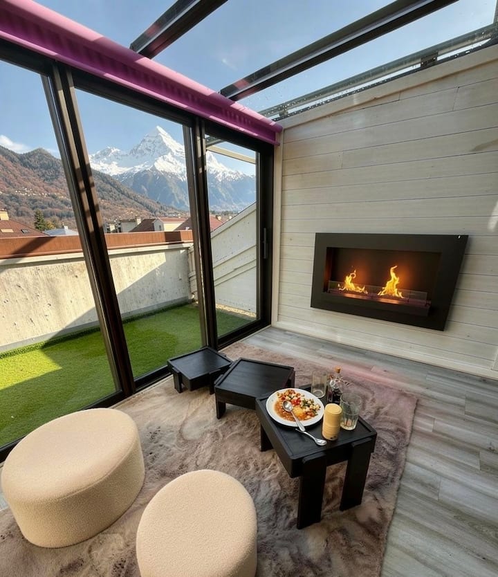 Nid Face Au Mont Blanc - 50m2 De Charme - Sallanches