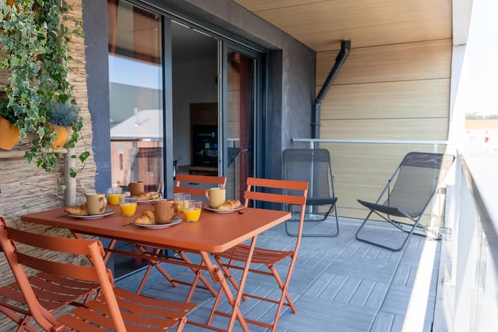 Docks Vauban -Terrasse Couchant - Parking Privé - - Le Havre
