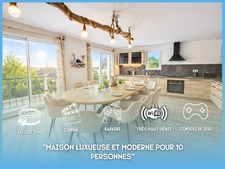 Maison Moderne Avec Jacuzzi Et Salle De Cinéma - Compiègne