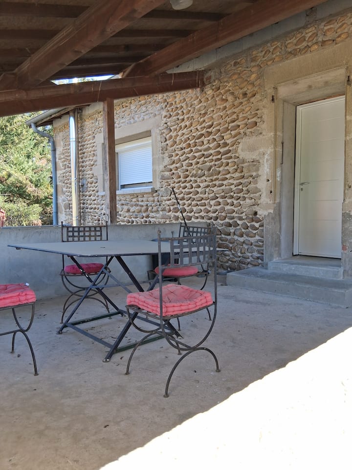 Appartement T2 Avec Terrasse Ombragé - Hauterives