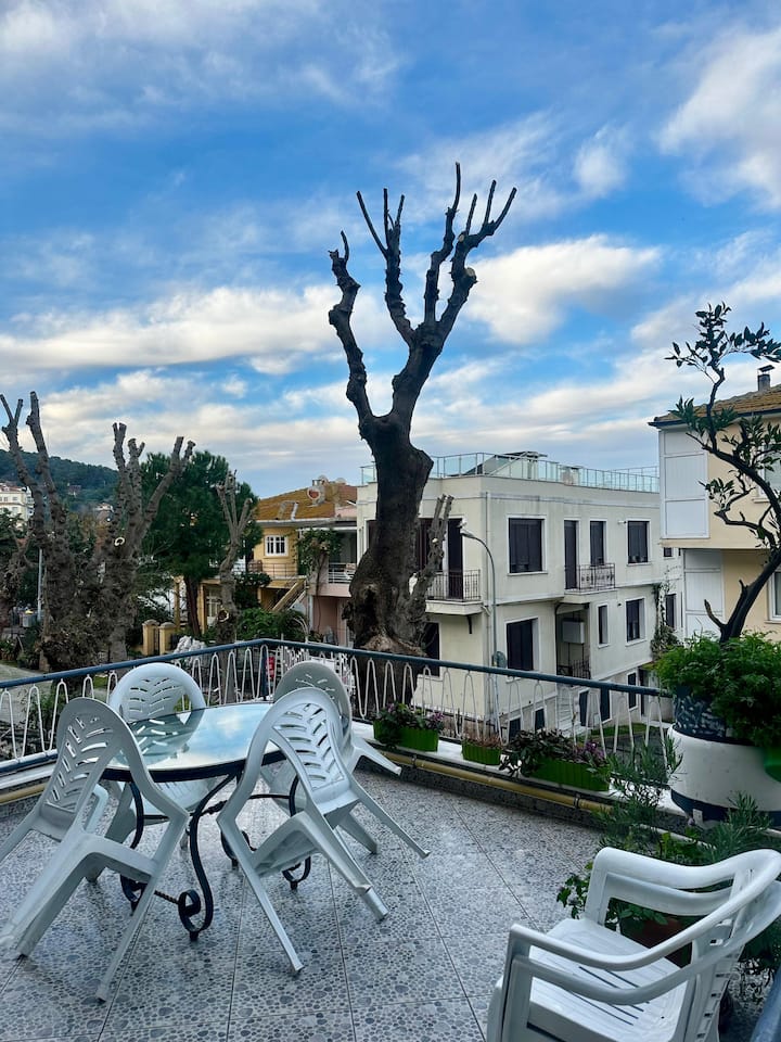 Sahile Yürüme Mesafesinde Balkonlu ŞIrin Ada Evi - Heybeliada