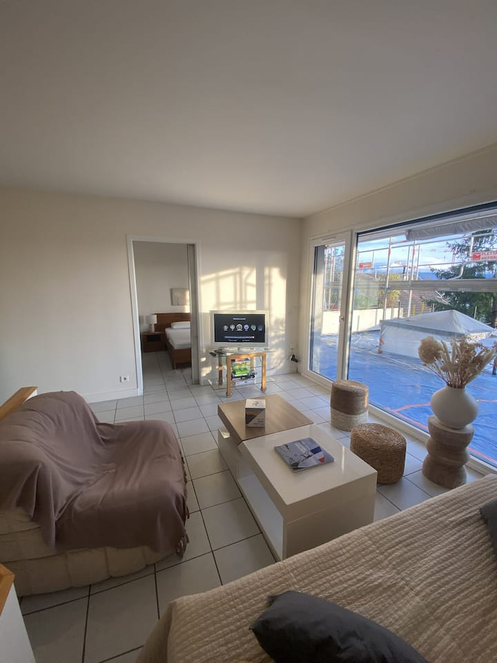 L'ecrin - T2 Avec Terrasse, Garage, Piscine - Annecy