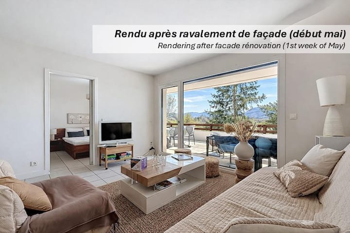 L'ecrin - T2 Avec Terrasse, Garage, Piscine - Annecy