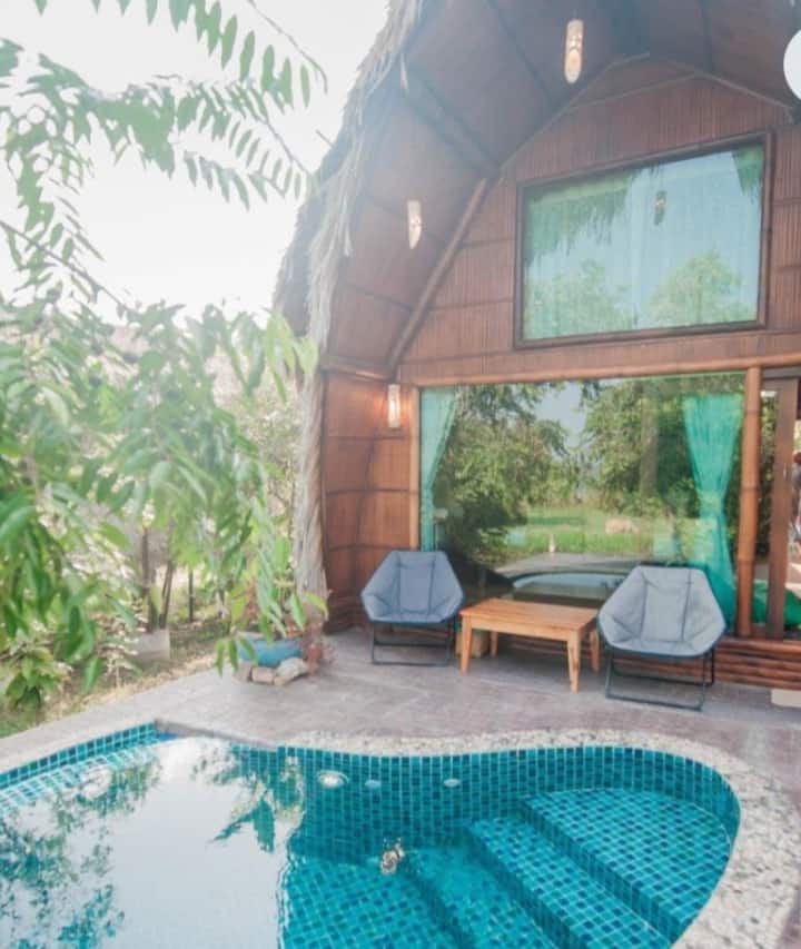 Discover Thale Noi Waterfowl Park Bamboo Poolvilla - Mueang Phatthalung District