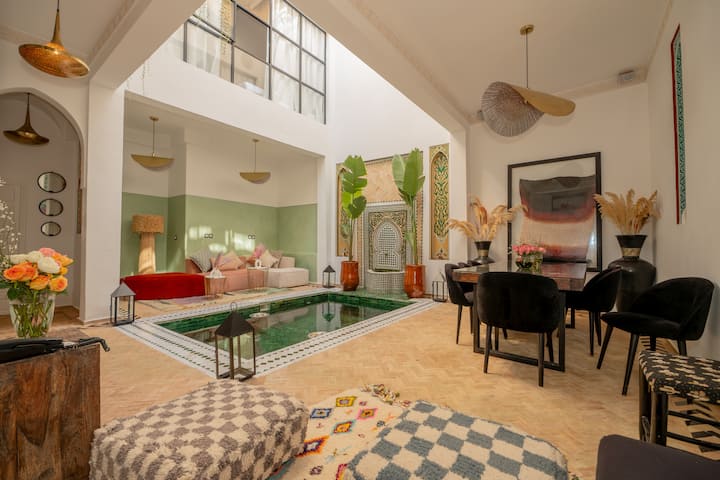 Elegant Exclusive Riad - Pool, Jacuzzi, Breakfast - Marrakech