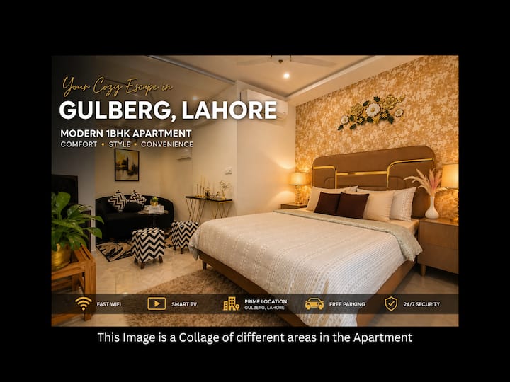 Heart Of Gulberg | 1'bhk | Walk To Food & Shopping - Lahore